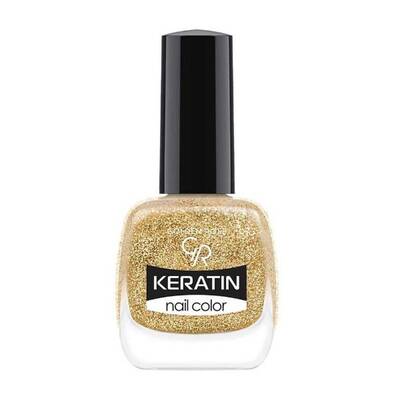 Golden Rose Keratin Nail Color Glitter No:406 | Kağan Parfümeri