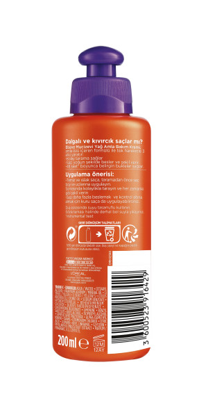 L'Oréal Paris Elseve Amla Bukle Belirginleştirici Saç Bakım Kremi 200 ...