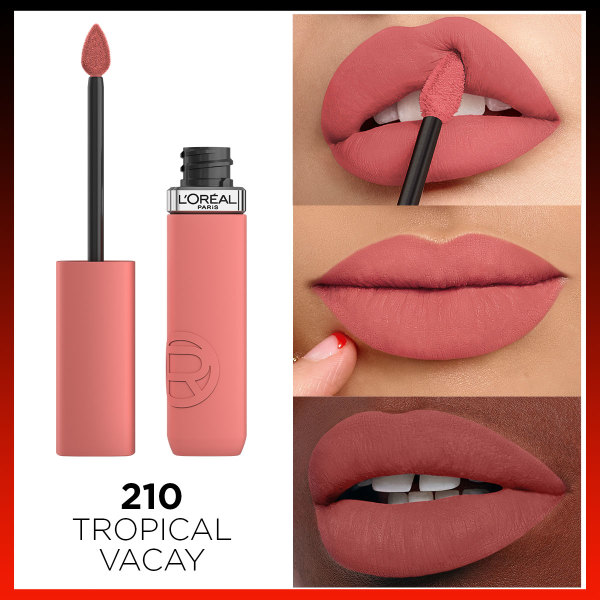 L'Oréal Paris Matte Resist Lipstick 210 Tropical Vacay | Kağan Parfümeri