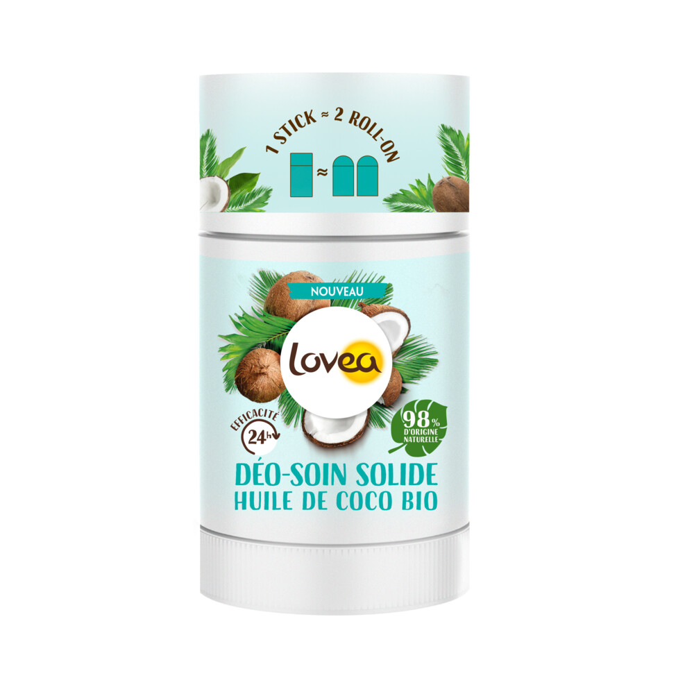 Lovea Solide Organic Coconut Oil Deo Stick 50 Gr | Kağan Parfümeri