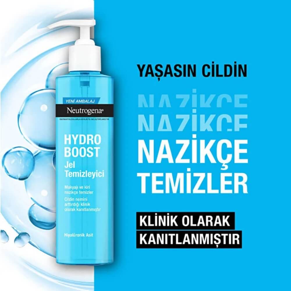 Neutrogena Hydro Boost Water Jel Temizleyici 200 Ml | Kağan Parfümeri