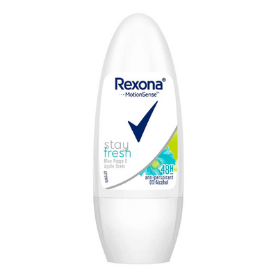 Rexona Stay Fresh Blue Poopy&Apple Scent Kadın Roll-On 50 Ml | Kağan ...